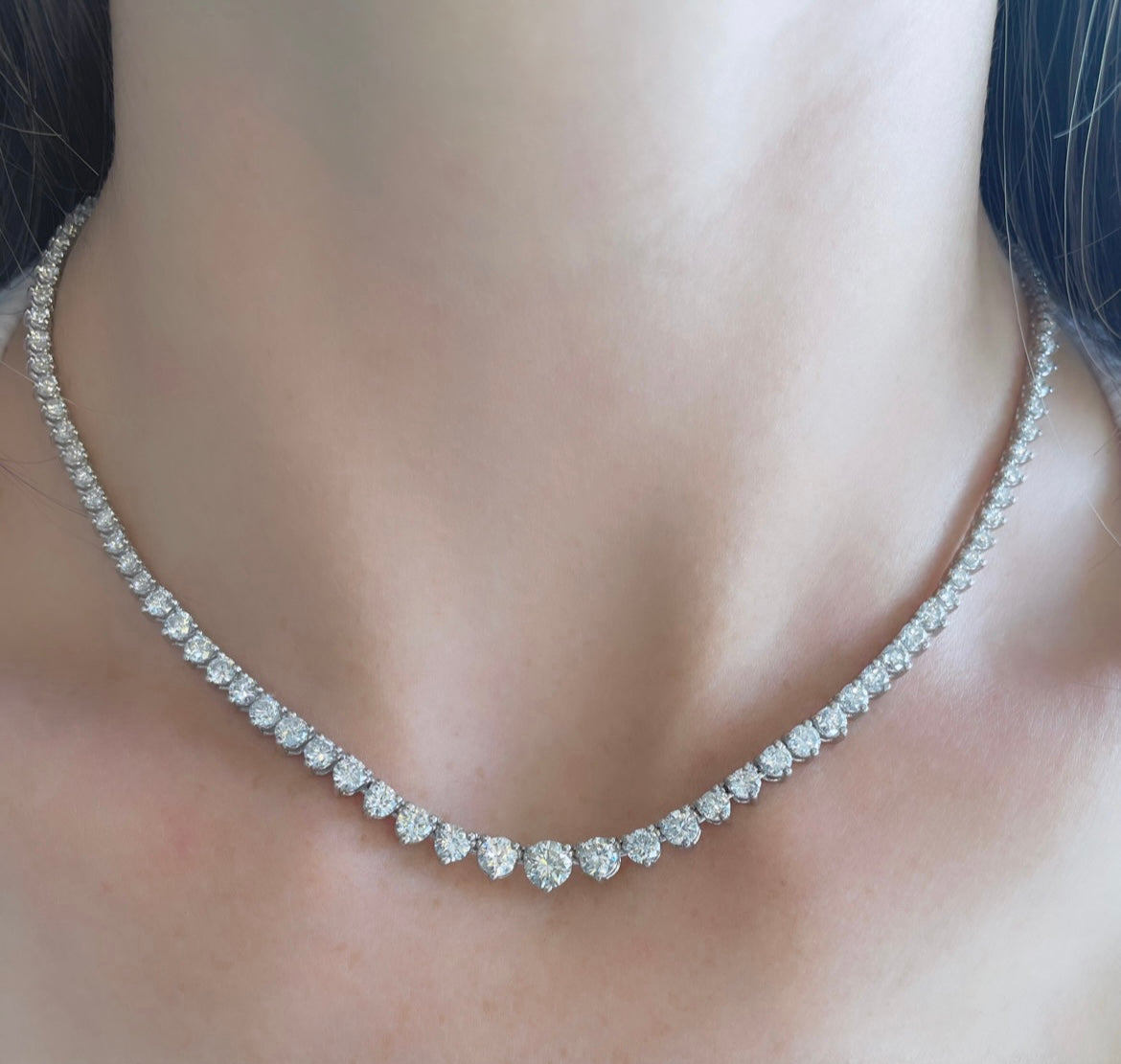 The Deb Adjustable Tennis Necklace