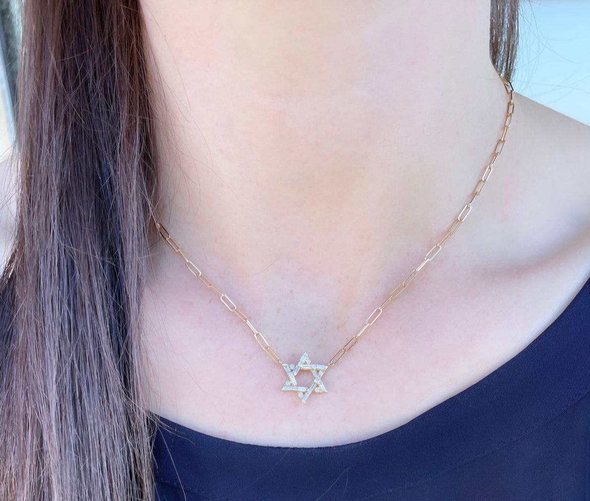 The Mazel Paperclip Necklace